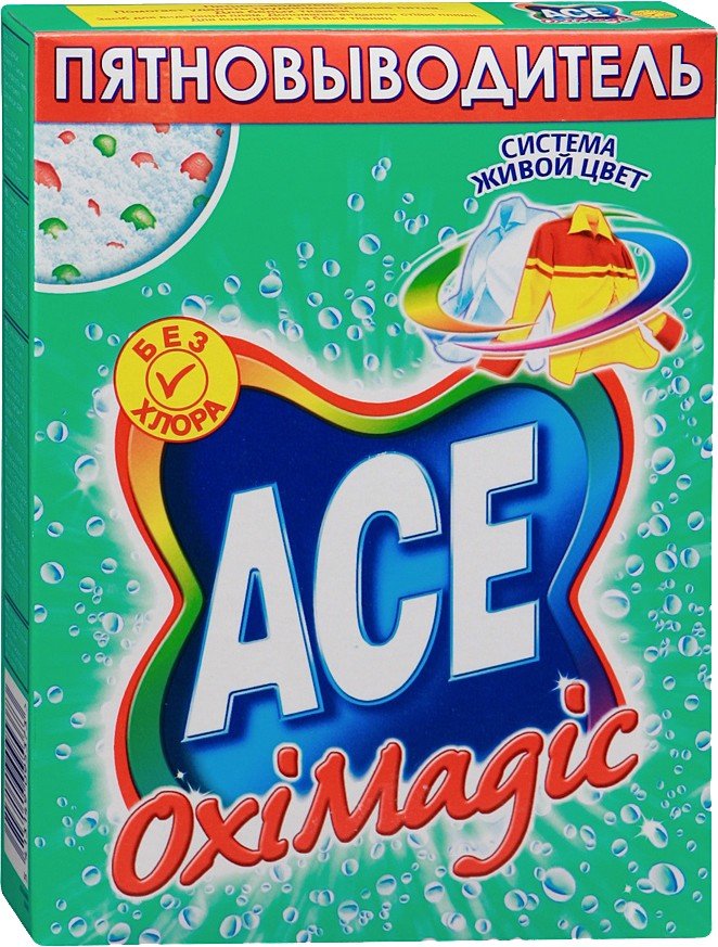 Пятновыводитель ACE Oxi Magic 500 г купить | ELMIR - цена, отзывы ...